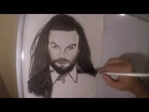 How to draw Jason Momoa - YouTube