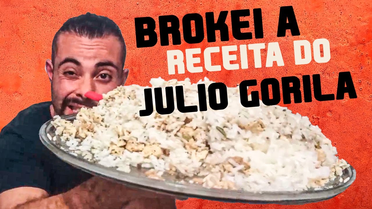 BROKEI A RECEITA DO JULIO GORILA! - YouTube