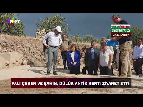 Vali Kemal Çeber ve Fatma Şahin, Dülük Antik Kenti ziyaret etti