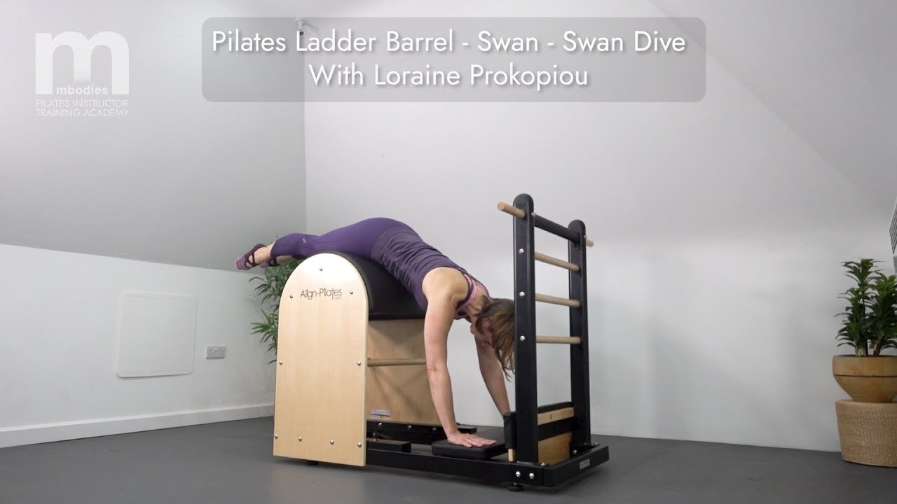 Pilates Ladder Barrel Exercise - Swan - Swan Dive - YouTube
