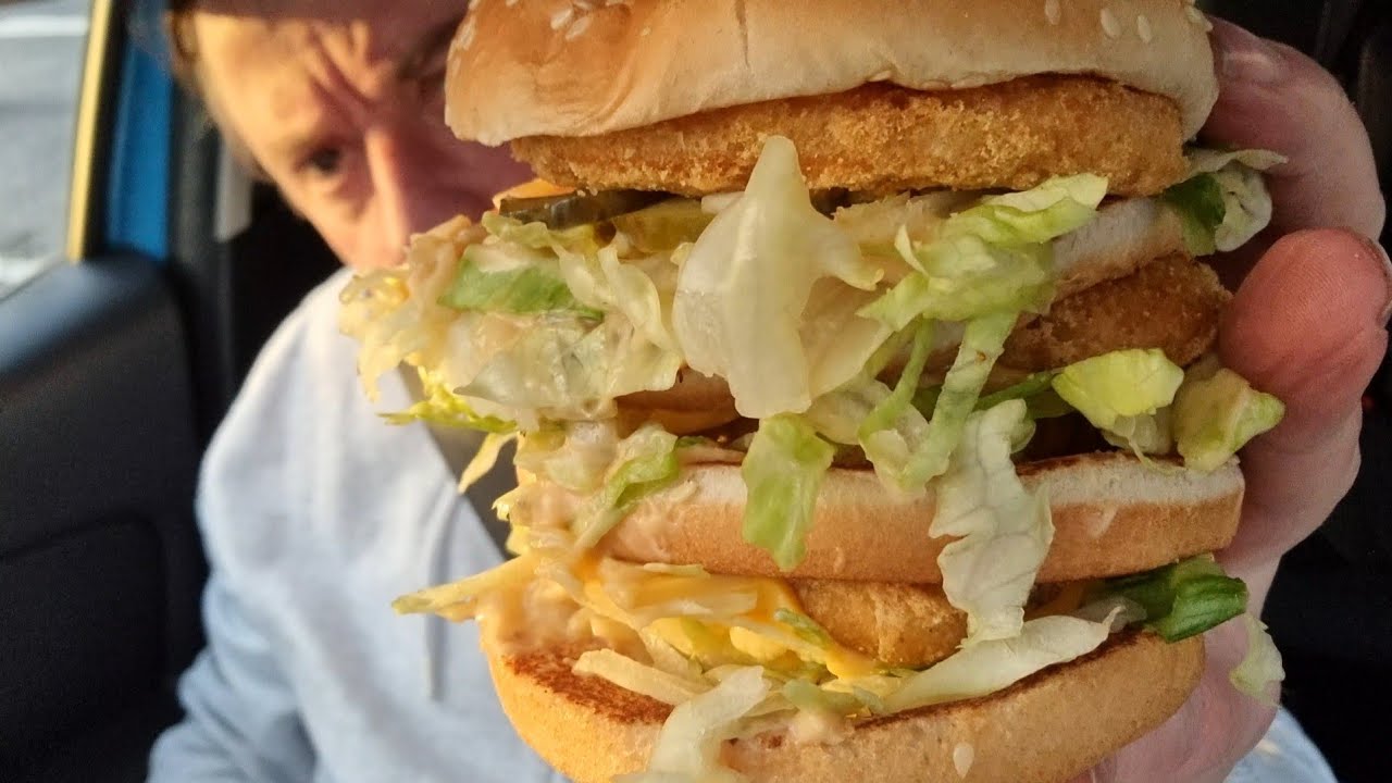 McDonald's Chicken Big Mac 4k Double and Rated UK food takeaway 2022 ...