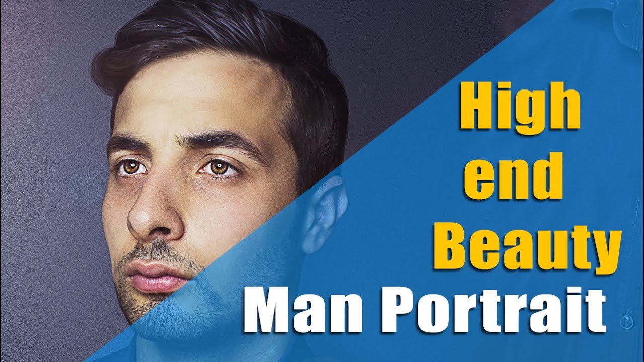 Photoshop CS6 - High End Beauty speed retouching - Man Portrait ...