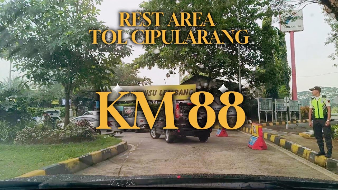 Rest Area KM 88 - Tol Cipularang - YouTube