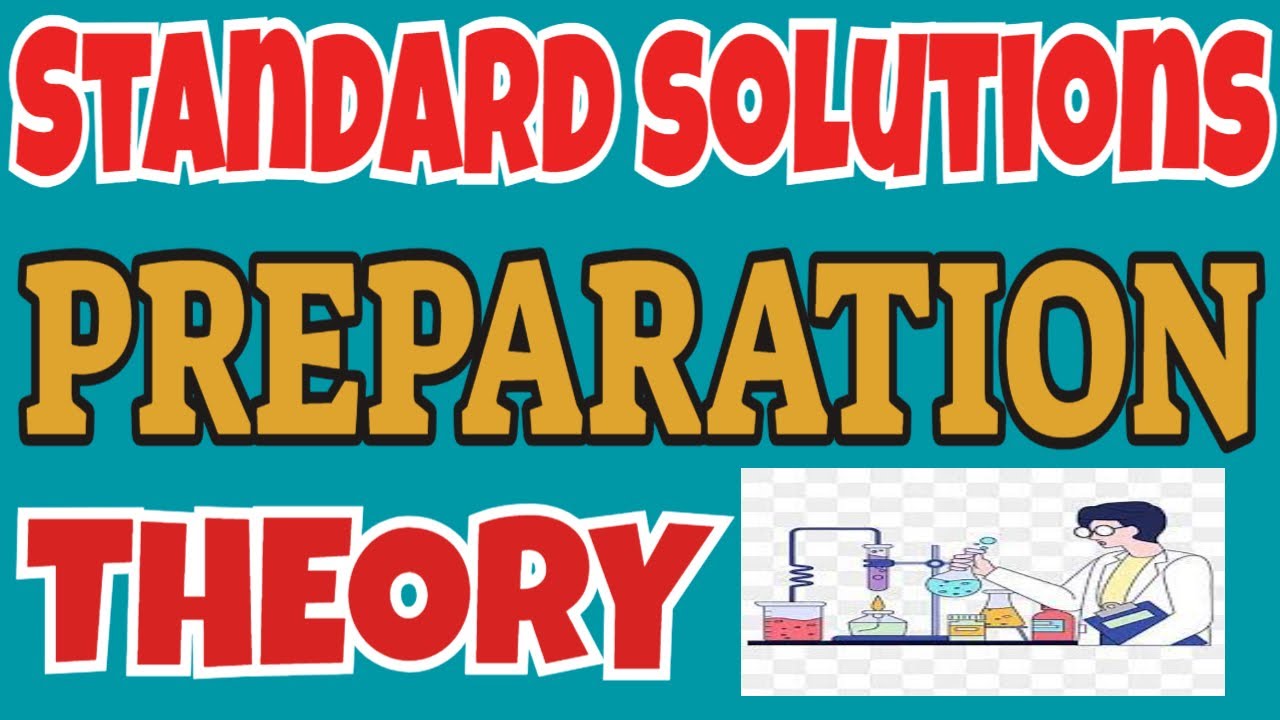 Preparation of standard solutions - YouTube