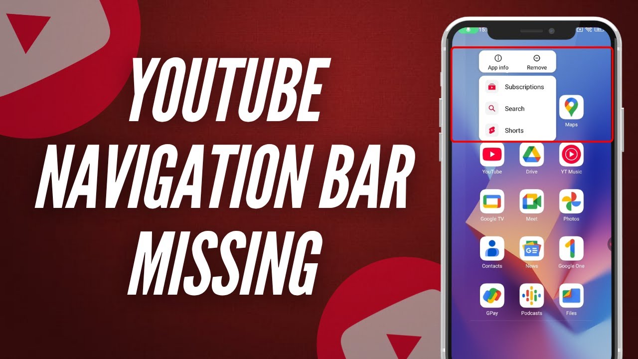 Fix YouTube Navigation Bar Missing Or Not Showing — Quick 2025 Guide ...