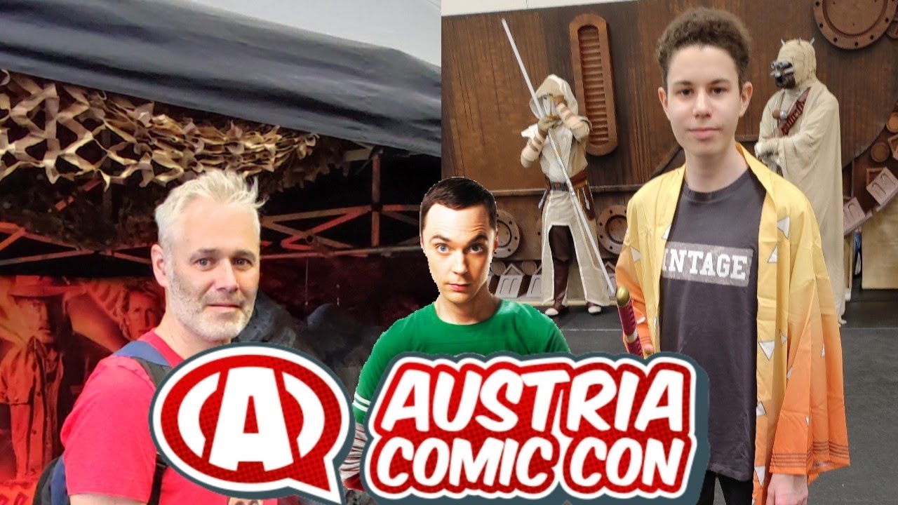Unterwegs mit Sheldon Cooper bei der Austria Comic Con.... - YouTube
