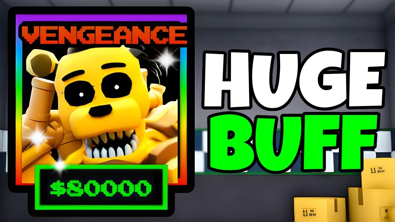 NEW TITAN CRUSHER FREDDY BUFF Has Made Him CRAZY OP! - Roblox Five ...