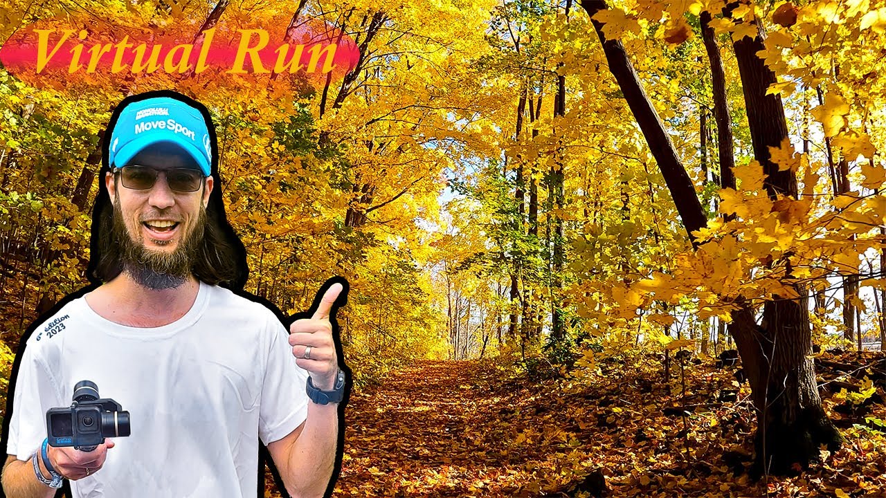 Virtual Run - Video for Treadmill - Beautiful Fall Scenery - YouTube