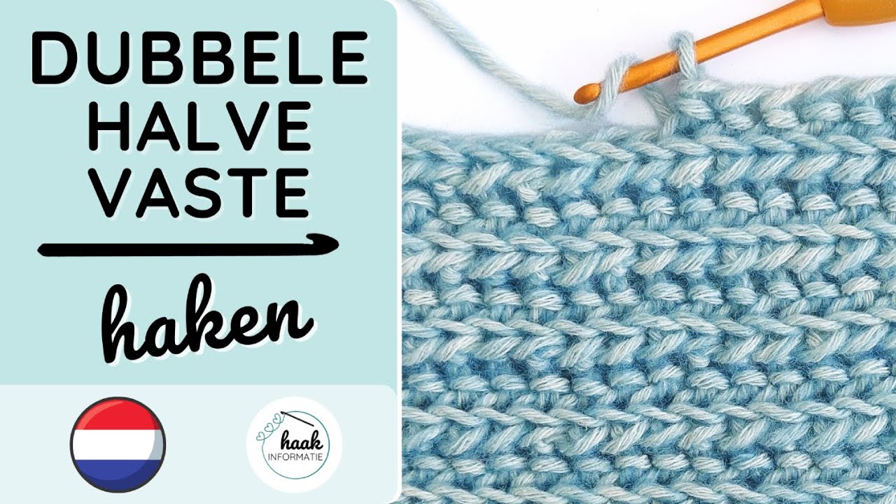 Dubbele Halve Vaste Haken in Achterste Lussen Halve Vaste met Omslag # ...