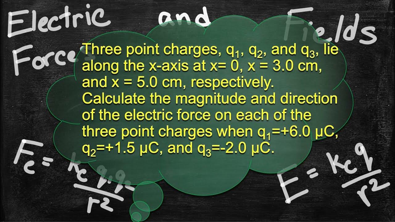 Physics Problem Solver Electric Forces and Fields Coulombs Law- Solving ...