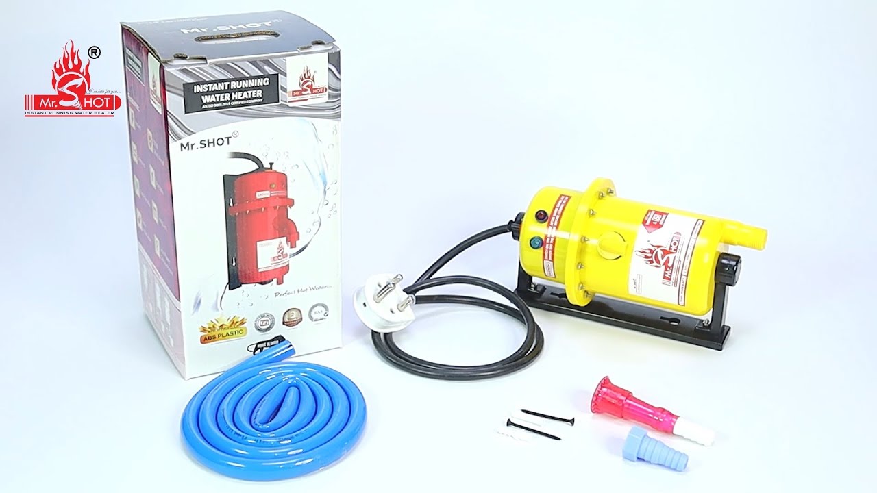 Economy Yellow Instant Running Water Heater | Mr.SHOT - YouTube