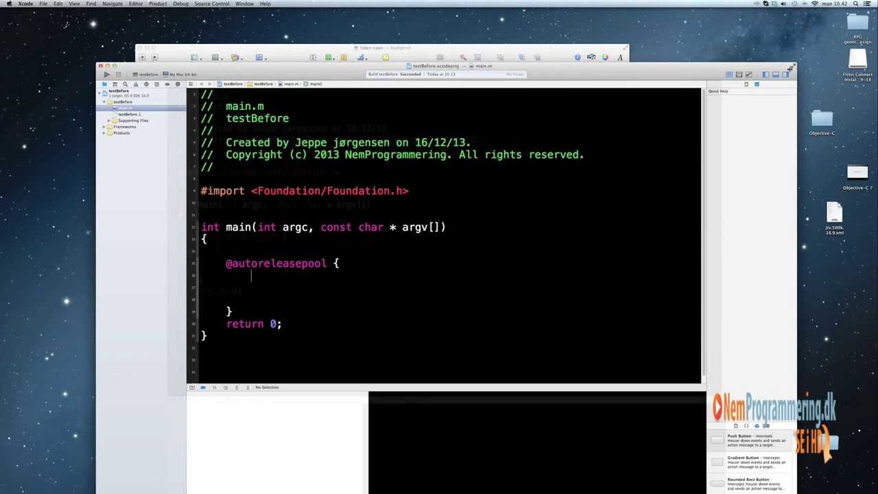 Objective C Kursus Tutorials 8 Break Continue Og Variabel Scope