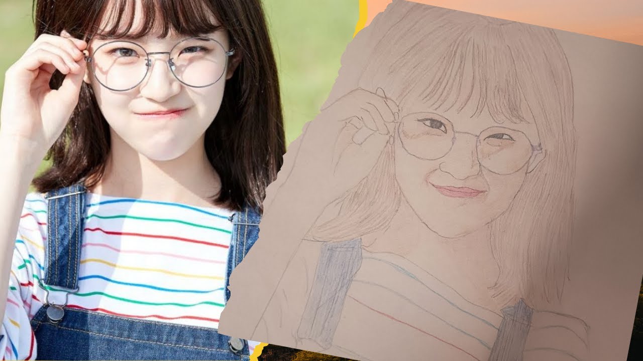 How to draw a really pretty girl step by step - YouTube