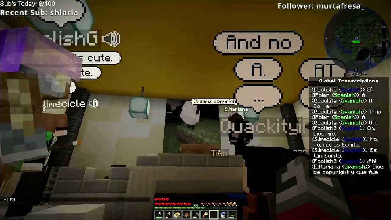 Así reaccionó BADBOY al vídeo emotivo de MARIANA y JUANAFLIPPA 💜💜 QSMP - YouTube