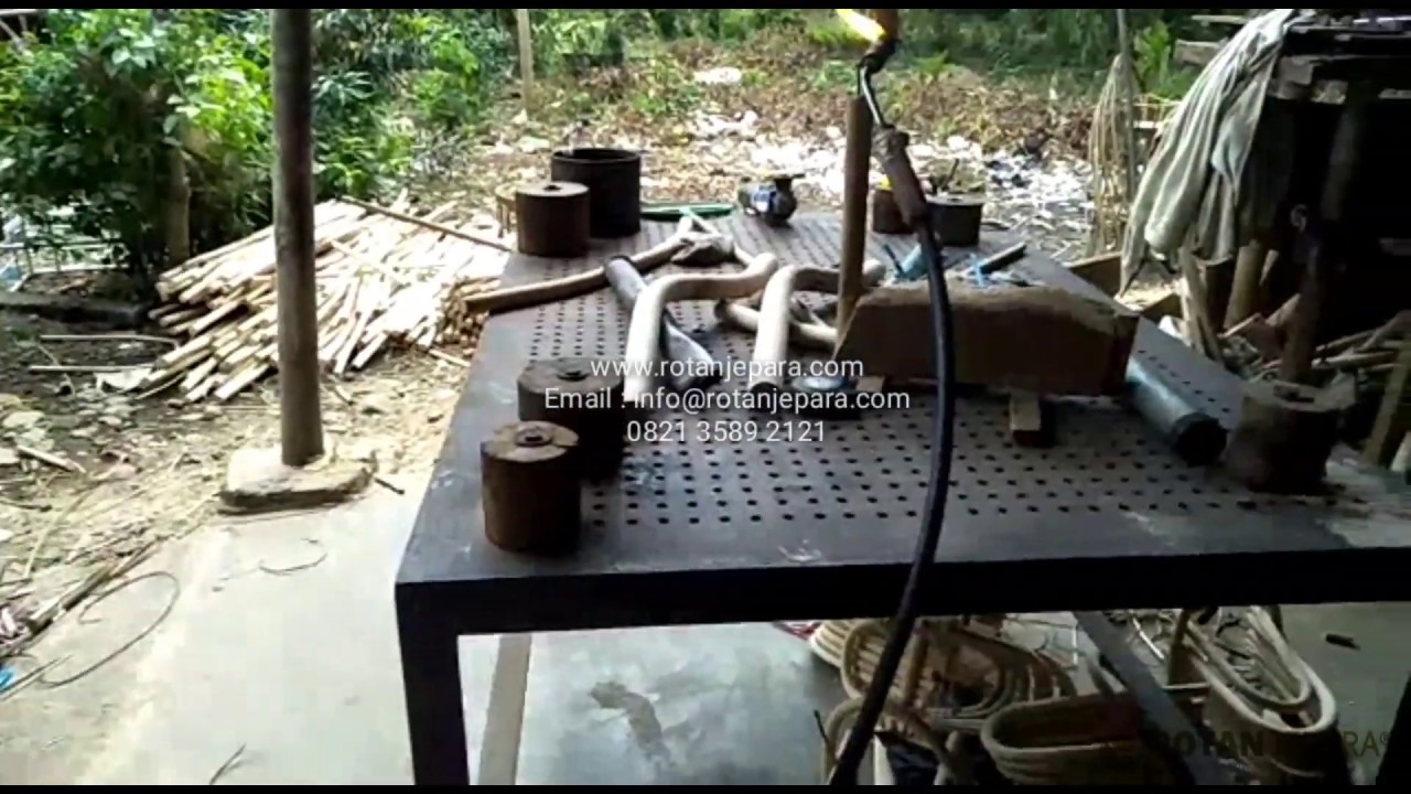 Progress Bending Natural Rattan Project Hotel Japan - YouTube