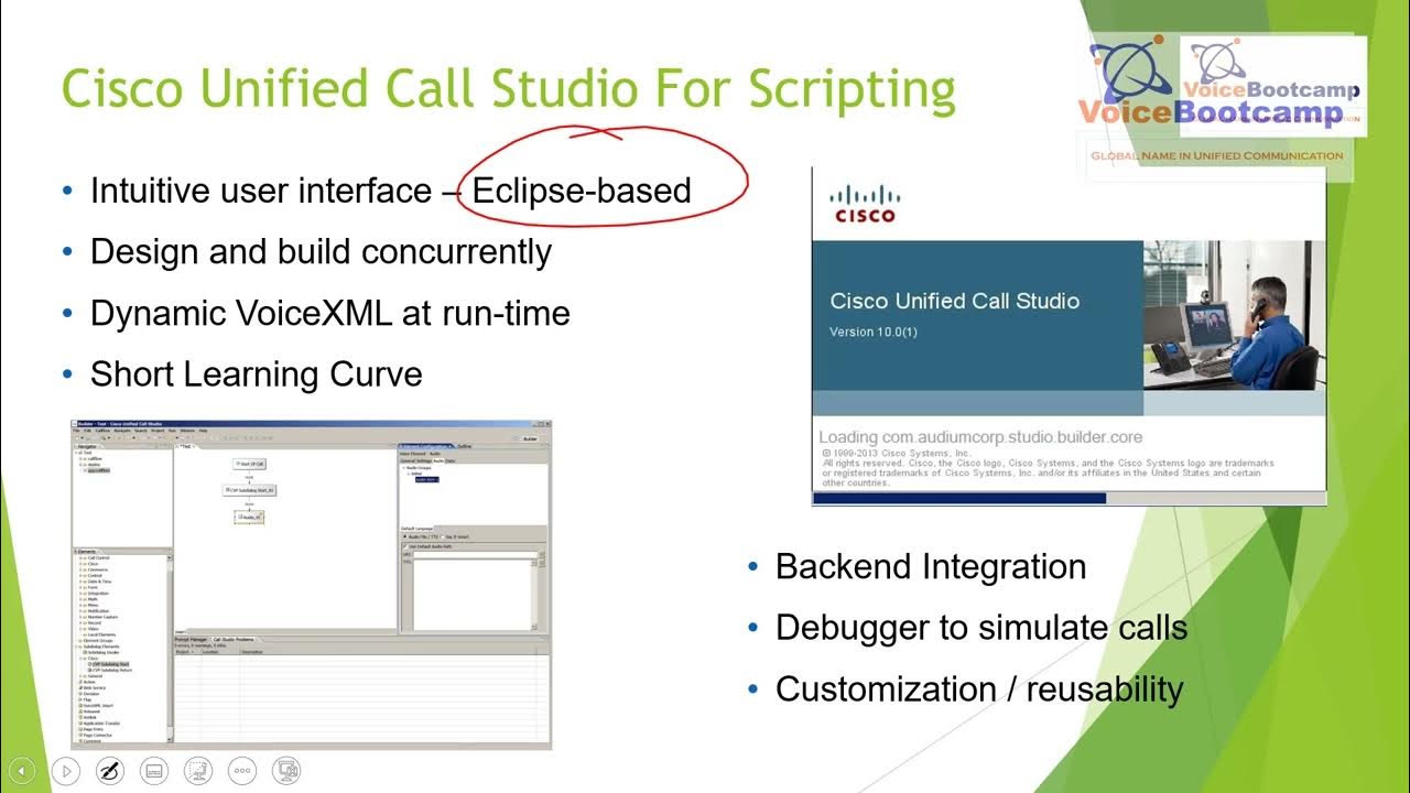 VoiceBootcamp - Overview of Cisco Unified Call Studio - Lecture - YouTube