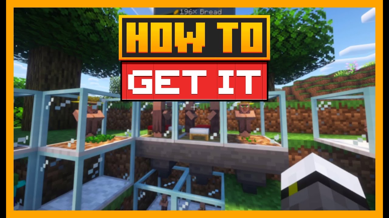 HOW TO AUTOMATE A VILLAGER FARM WITH EASY VILLAGERS MINECRAFT - YouTube