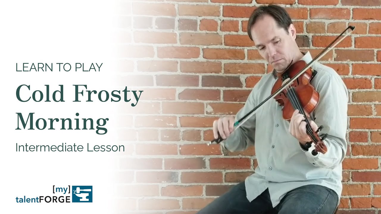 Cold Frosty Morning - Intermediate Fiddle Lesson - YouTube