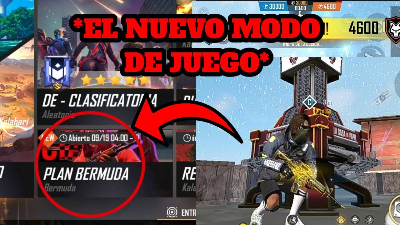 JUGANDO EL NUEVO MODO *Plan Bermuda* EN FREE FIRE | EL DIEGO PE - YouTube