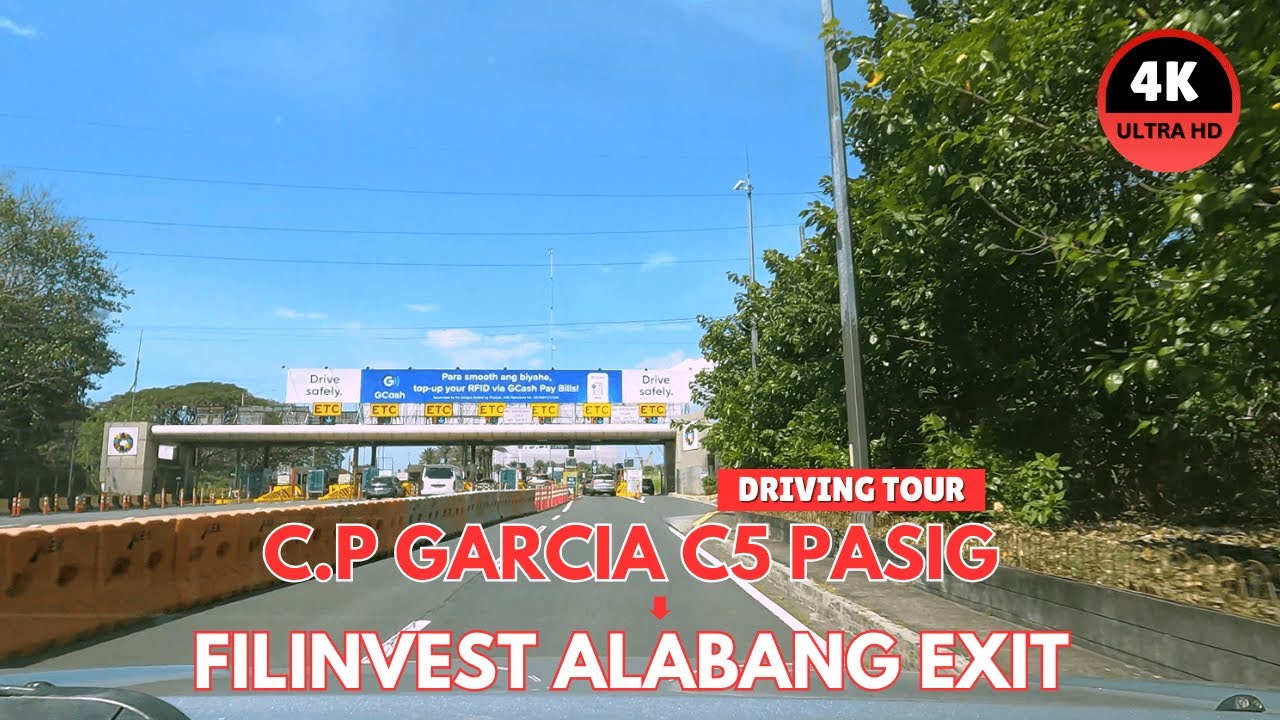 [4K] Driving Tour from C.P. Garcia C5 Pasig to Filinvest Exit ...