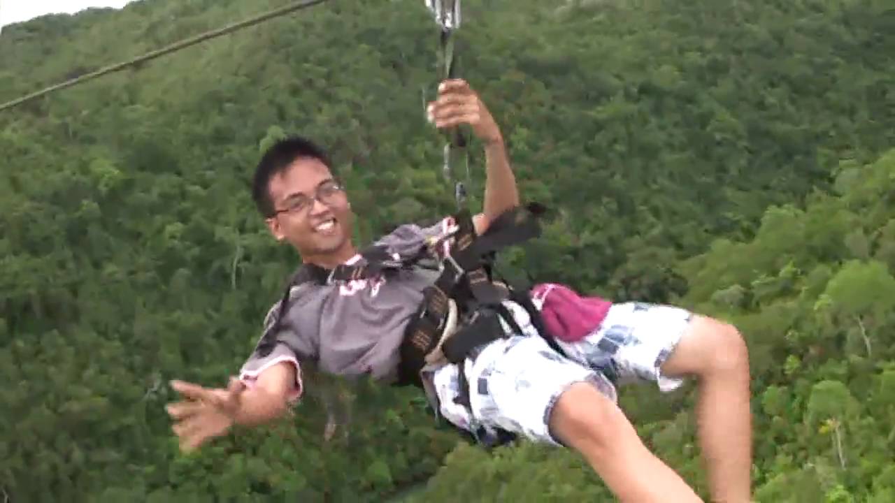 zipline - Loboc Ecotourism Adventure Park - YouTube