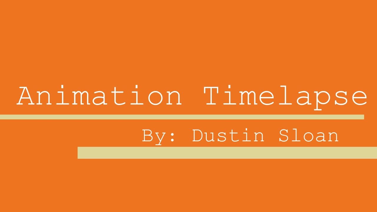 Animation Time-lapse, Running Down Stairs - YouTube