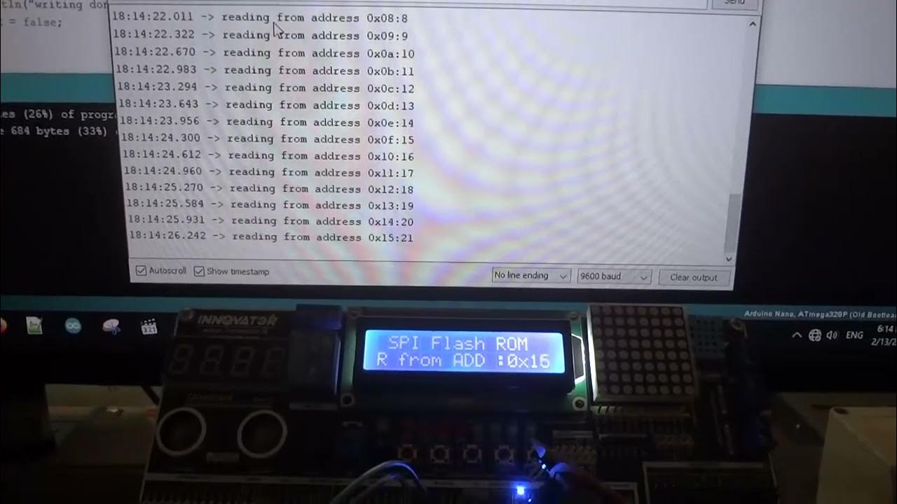 Arduino SPI Flash - YouTube