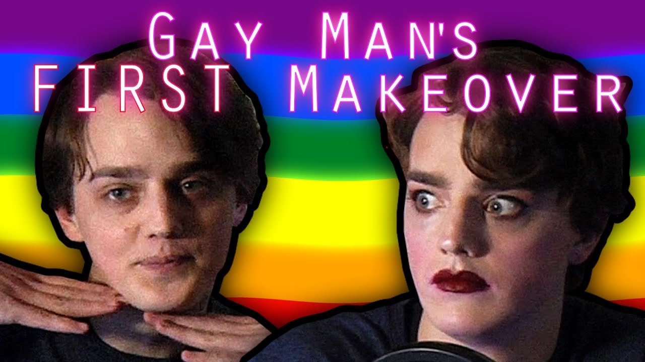 GAY MAN'S FIRST MAKEOVER! - YouTube