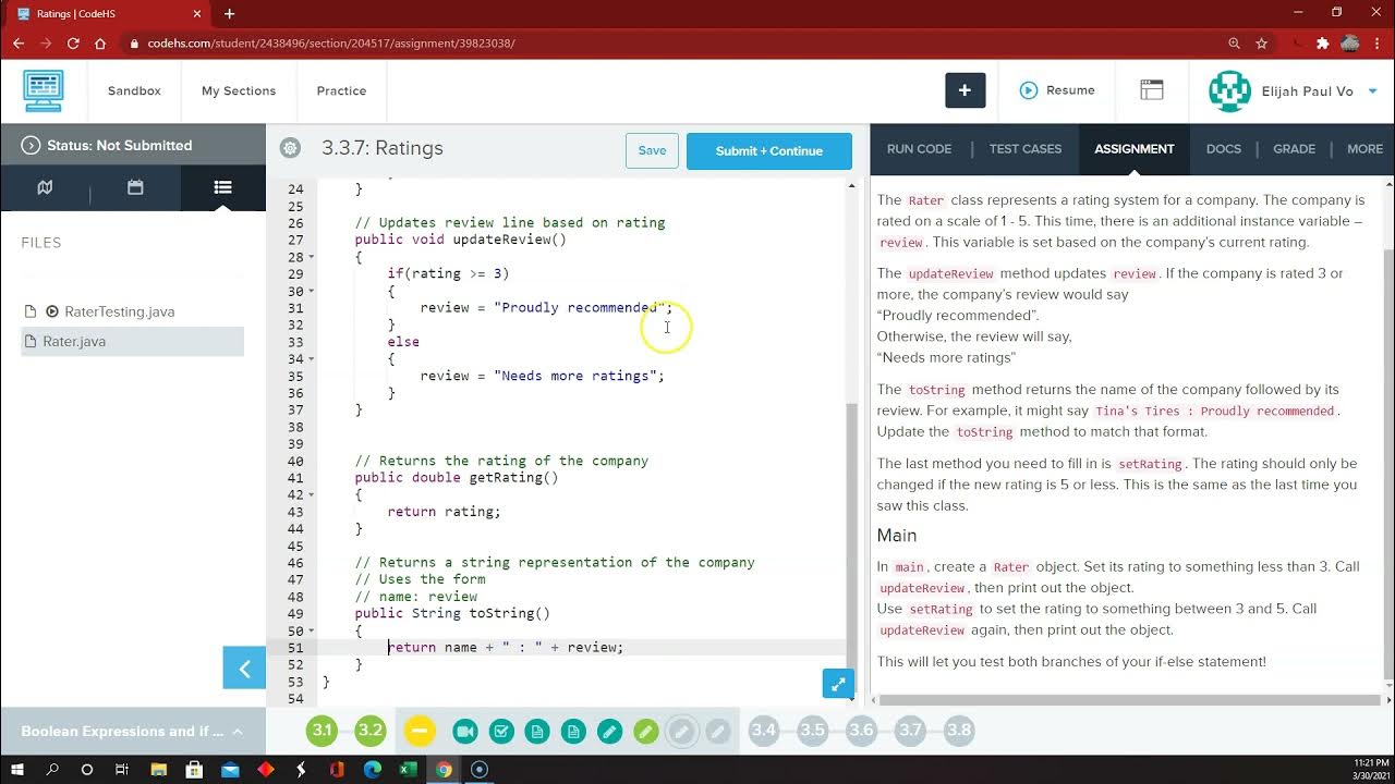 CodeHS Nitro 3 3 - YouTube