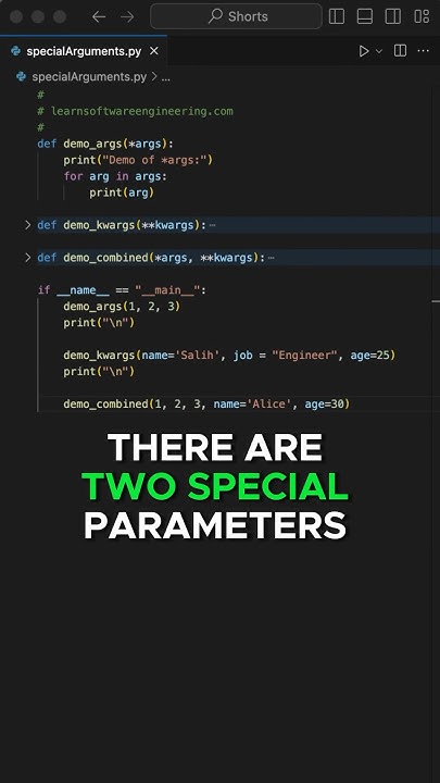 Keyword Arguments In Python Pythonprogramming Argsandkwargs Pythontips Learntocode 