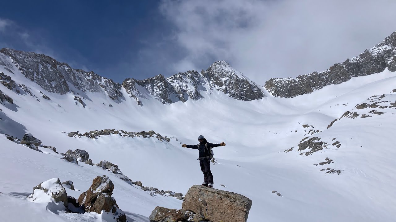 backcountry skiing in the eastern sierras - mt gilbert - YouTube