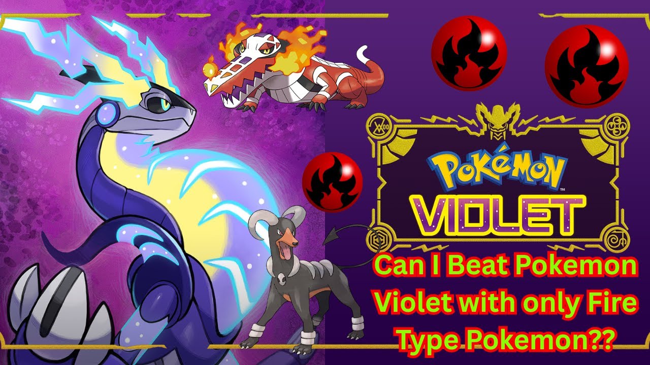 One Last Fire Blast! | Pokemon Violet Fire Type only Playthrough ...