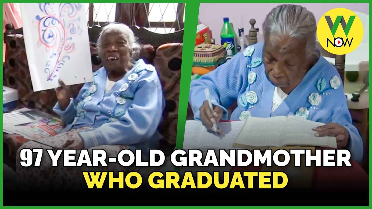 97 year-old grandmother who graduated - YouTube