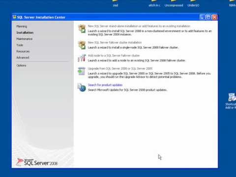 SQL Express 2008_x86 Install - YouTube