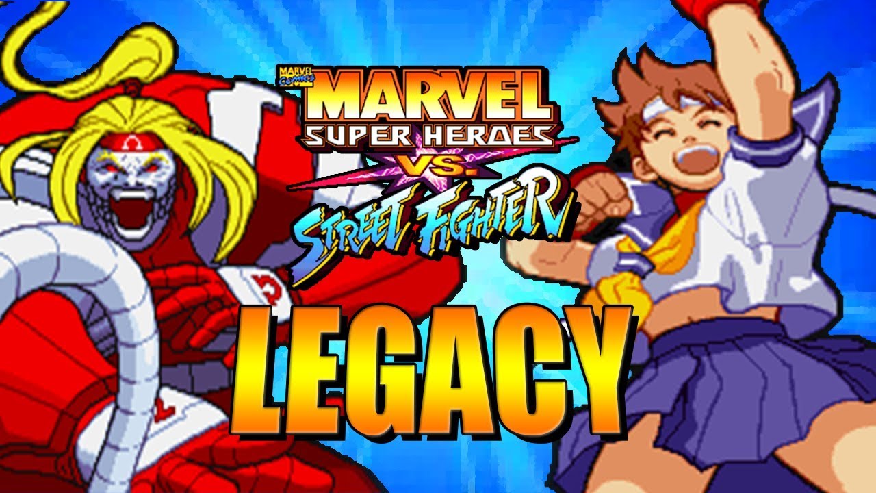 Marvel Superhelter Vs Street Fighter Sakura All Costumes And