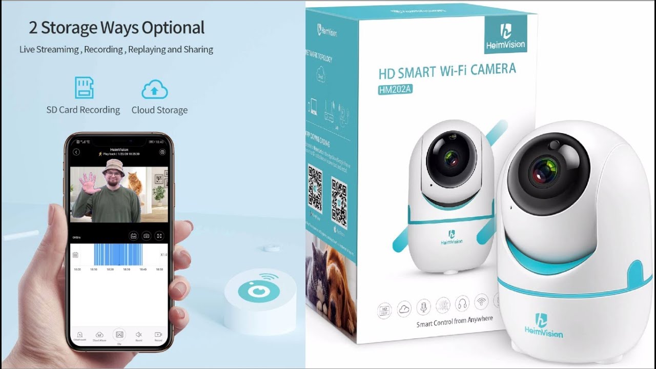 Robot Camera: HeimVision HM202A Security Camera - YouTube