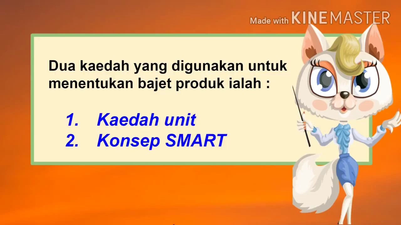Membuat Senarai Bahan, Peralatan dan Bajet Produk-RBT Ting 3 - YouTube