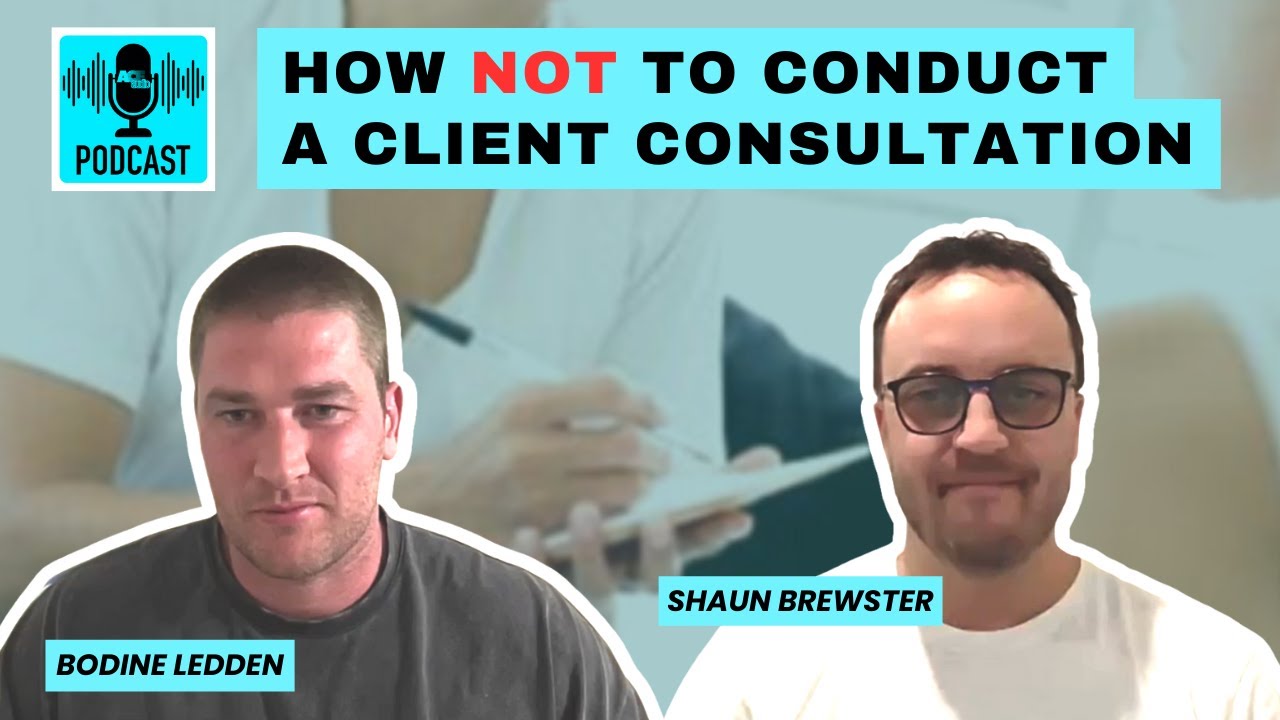 How NOT to conduct a client consultation - YouTube