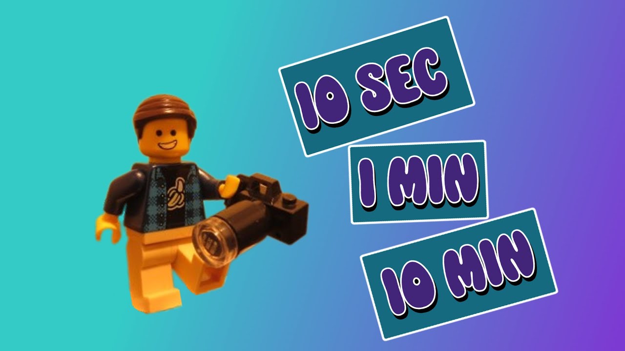 Stop-Motion Challenge: 10s, 1min, 10min - YouTube