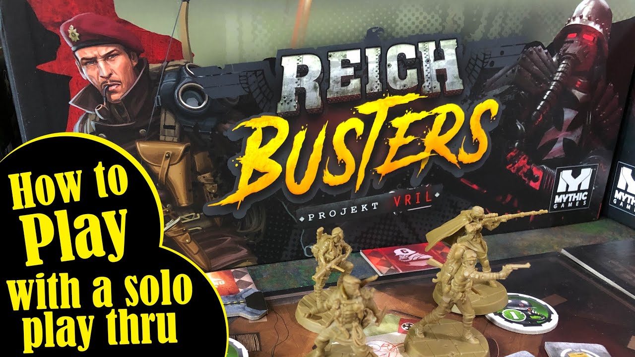 How to Play REICHBUSTERS Projekt Vril with a Solo Play of Mission 1 ...