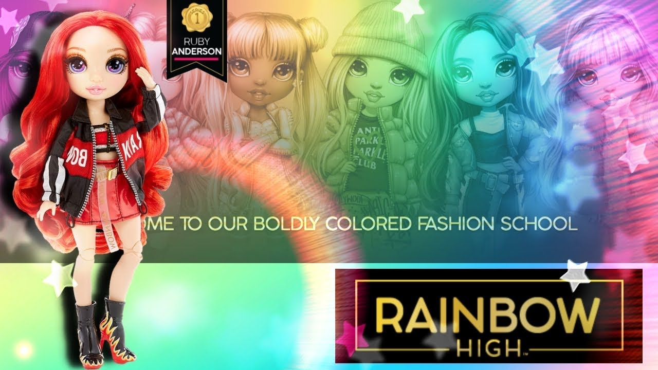 Ruby Anderson Rainbow High Doll Review - YouTube