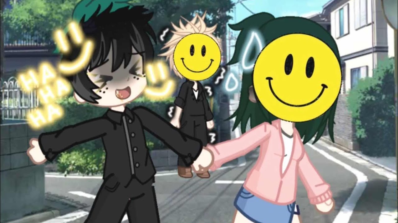 Put on a happy face!!.. || Bkdk Angst || Mha/Bnha || Gl2/GC || Izugo ...
