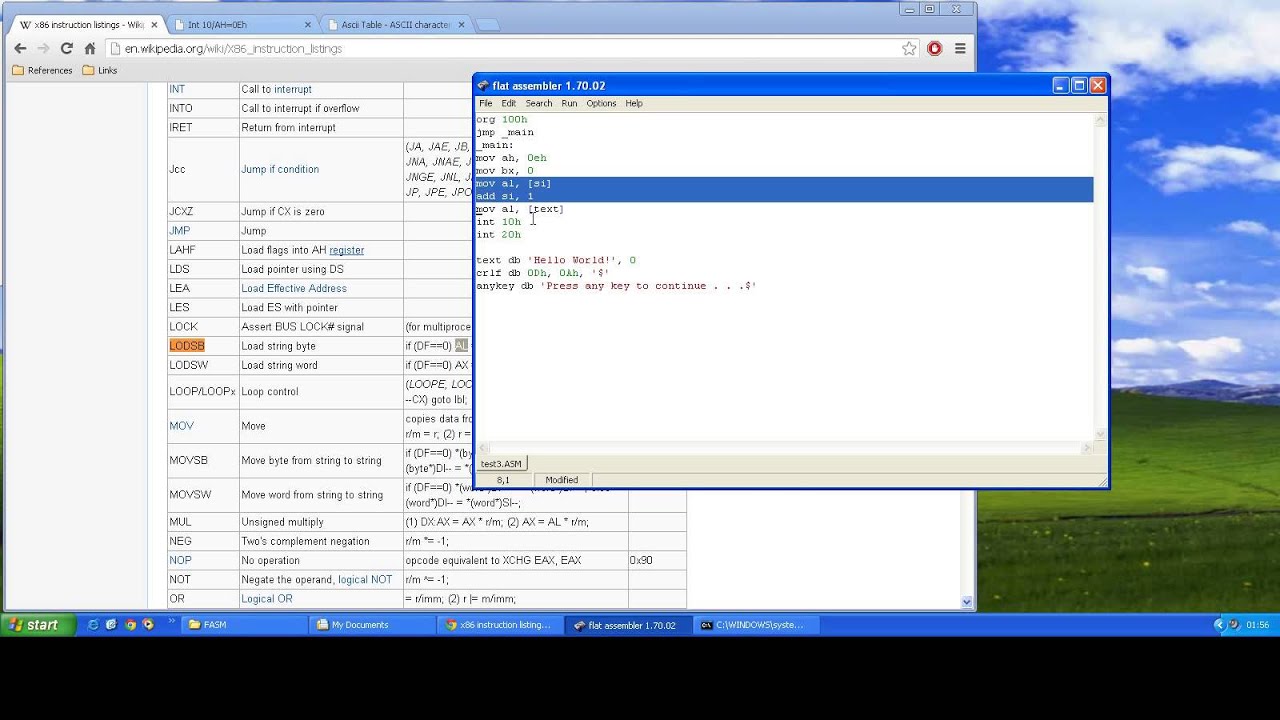 80x86 Assembly DOS to BIOS Video (Video #3) - YouTube