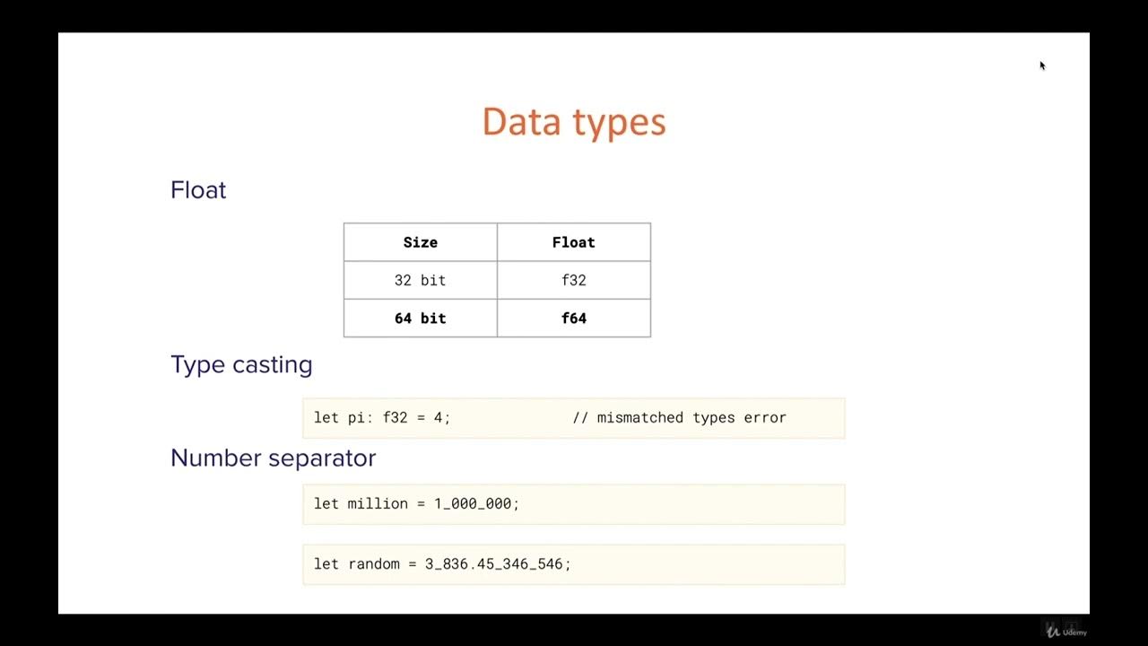 s1 eground org 003 Scalar data types - YouTube