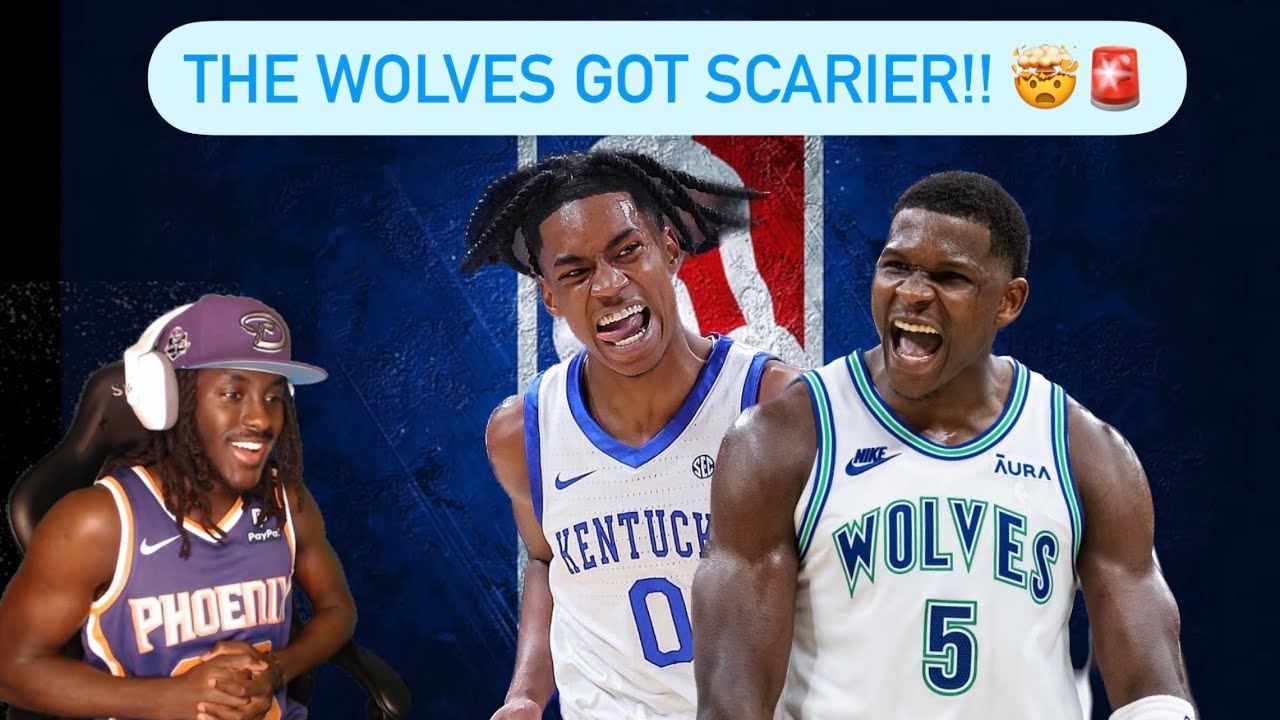 The Wolves Got The BEST DRAFT PICKS!! Venom Reacts To Rob Dillingham ...