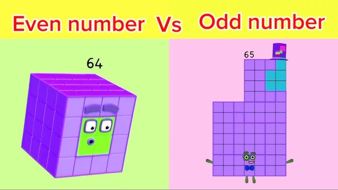 Numberblocks Learn To Count Even Numbers Youtube