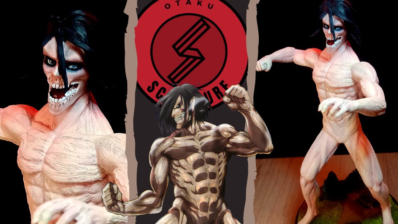 Eren Yeager (titan form) Sculpture ! Attack on titan(Shingeki no Kyojin ...