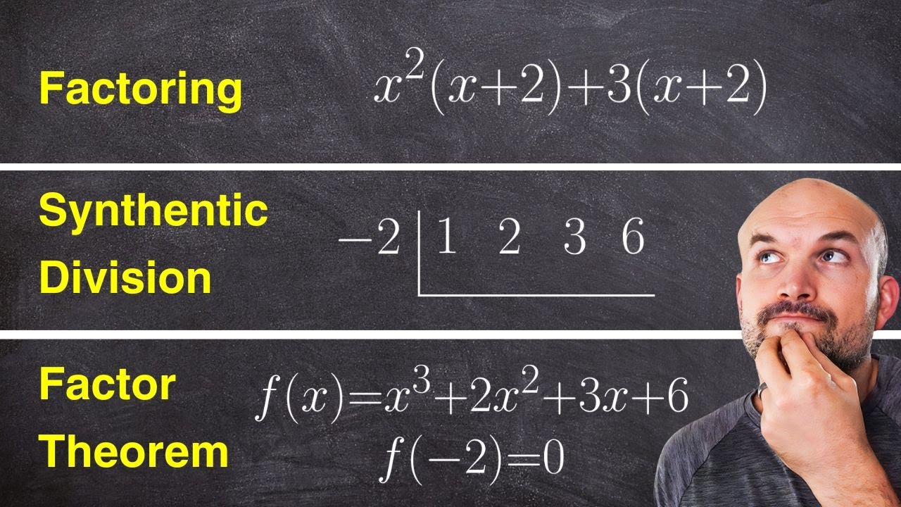 Three different ways to find factors of a polynomial - YouTube