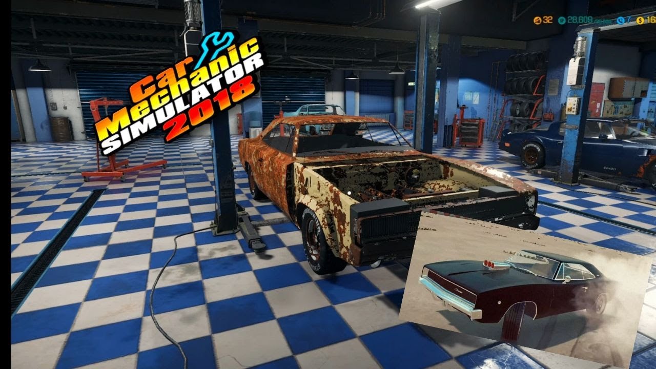 Car Mechanic Simulator / Dodge Charger rebuild / Toretto style - YouTube