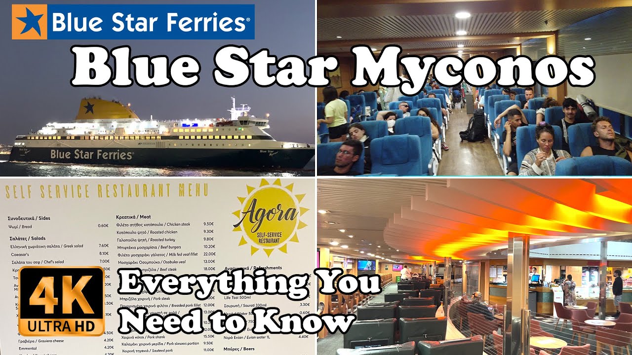 Blue Star Myconos Interior Everything You Need to Know in 4K / Όλα όσα ...